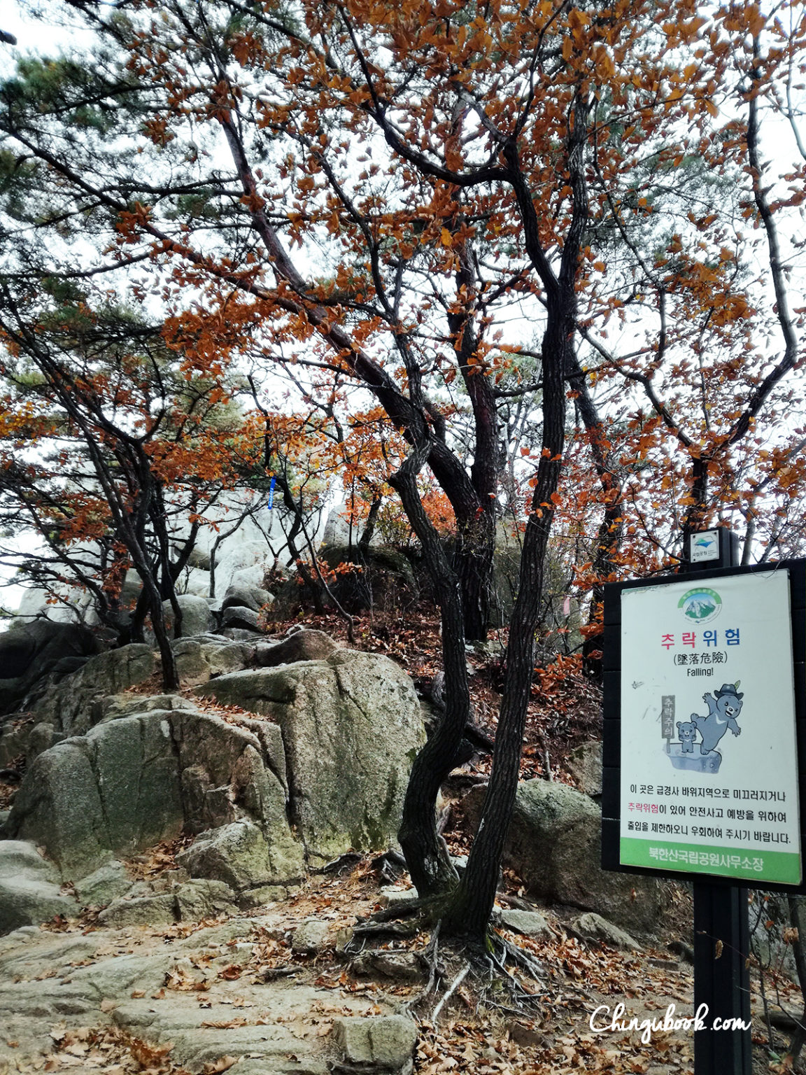 Le beau Parc national Bukhansan : l'ascension du mont Dobongsan